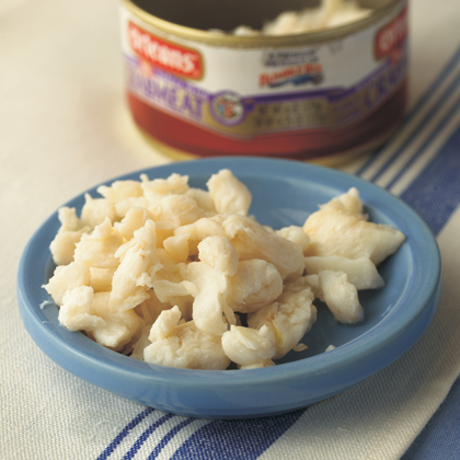 How do you flavor canned crab meat?