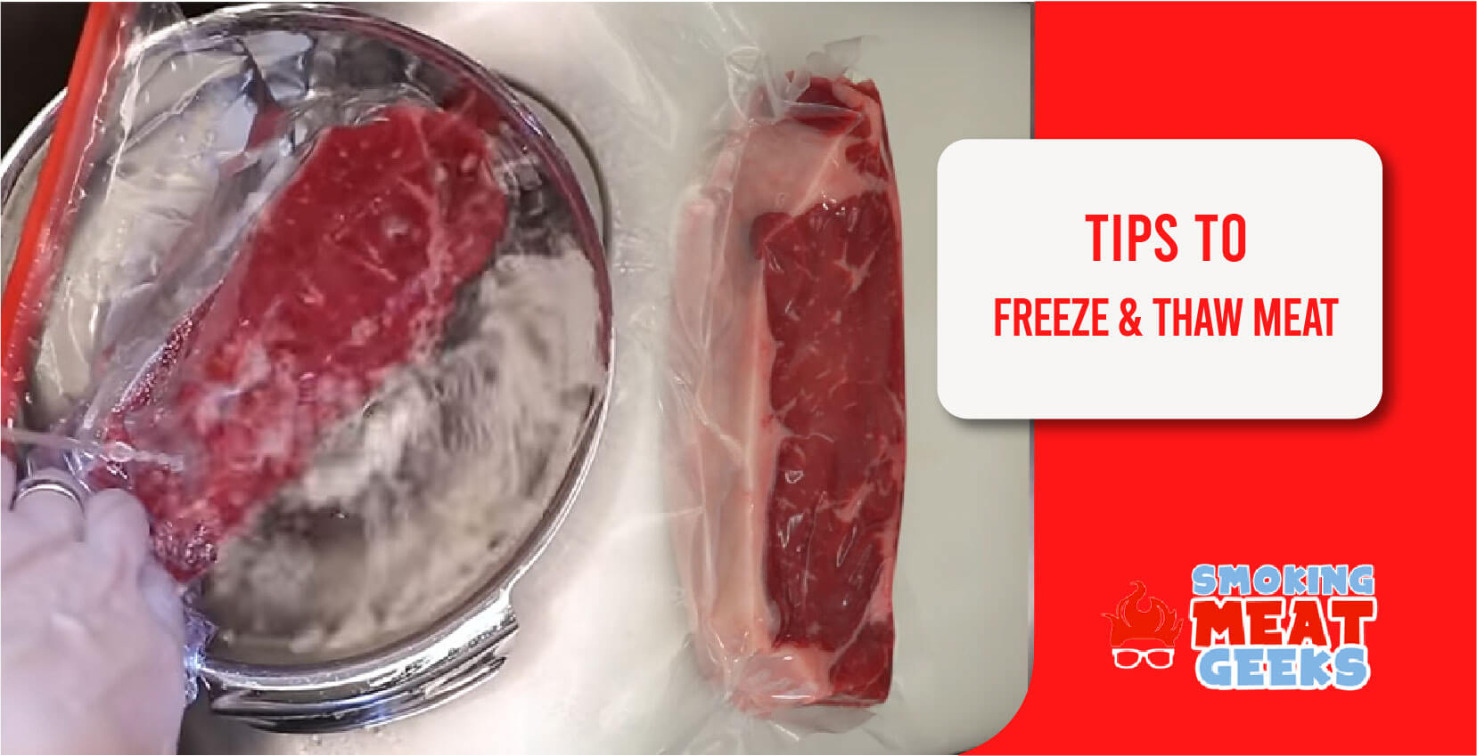 How do you freeze meat so it doesn't stick together?