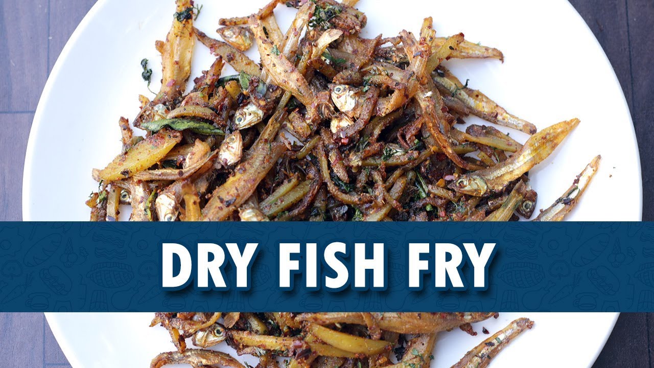 How do you fry dry small fish?