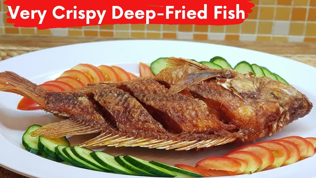 How do you fry fish in a deep fryer?