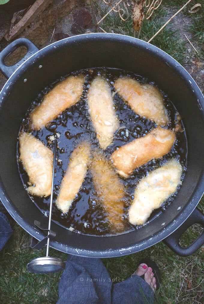 How do you fry fish in olive oil?