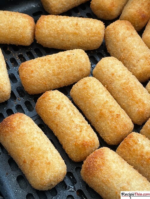 How do you fry frozen croquettes?