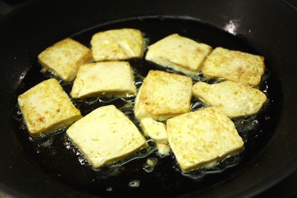 How do you fry soft silken tofu?