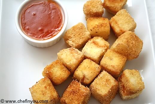 How do you fry tofu smooth?