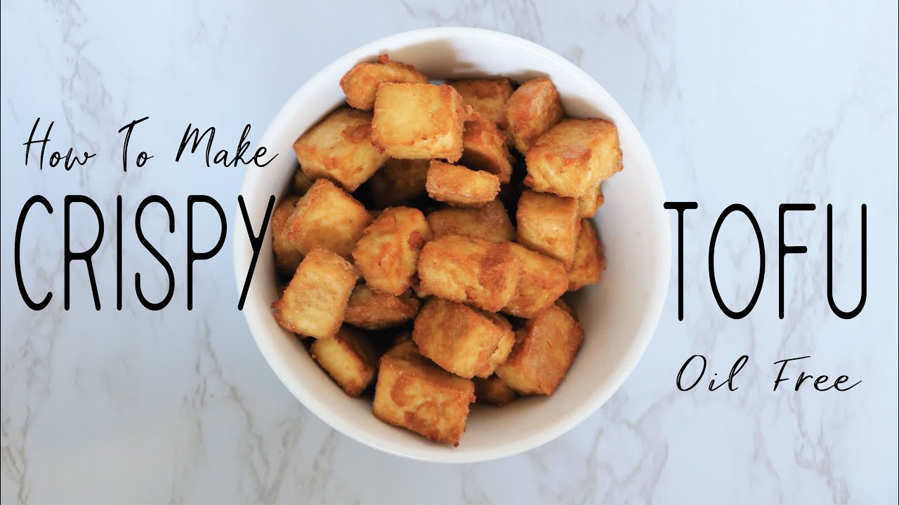 How do you fry tofu without oil splashing?