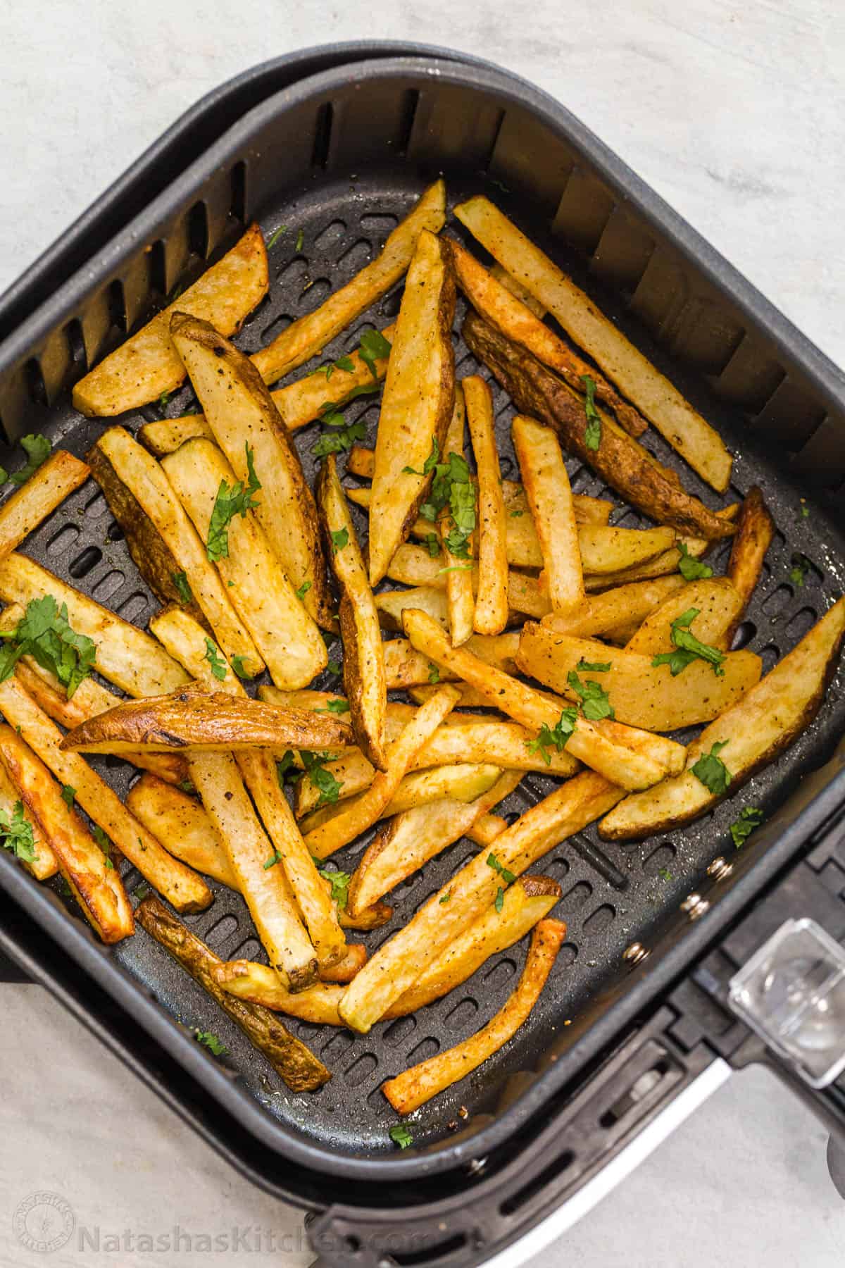 How do you fry with an air fryer?