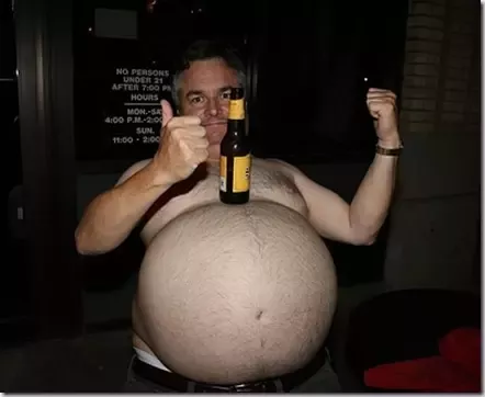 How do you get rid of a big beer gut?