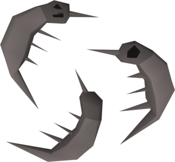 How do you get rid of burnt shrimp in Runescape?