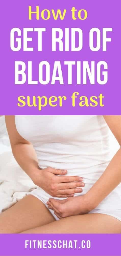 How do you get rid of gas and bloating at night?