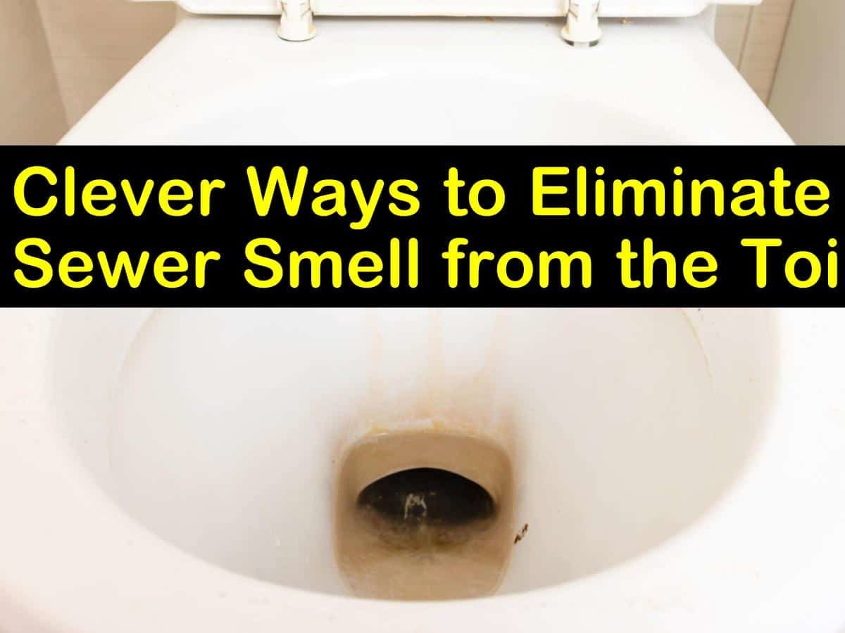 How do you get rid of the smell of a toilet?
