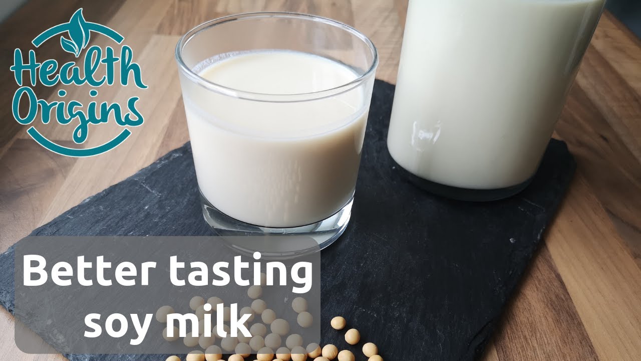 How do you get the beany taste out of soy milk?