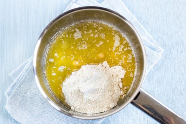 How do you get the flour taste out of sauce?