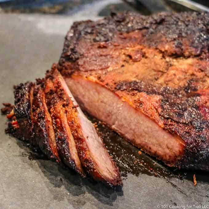 How do you grill a 5 pound brisket?