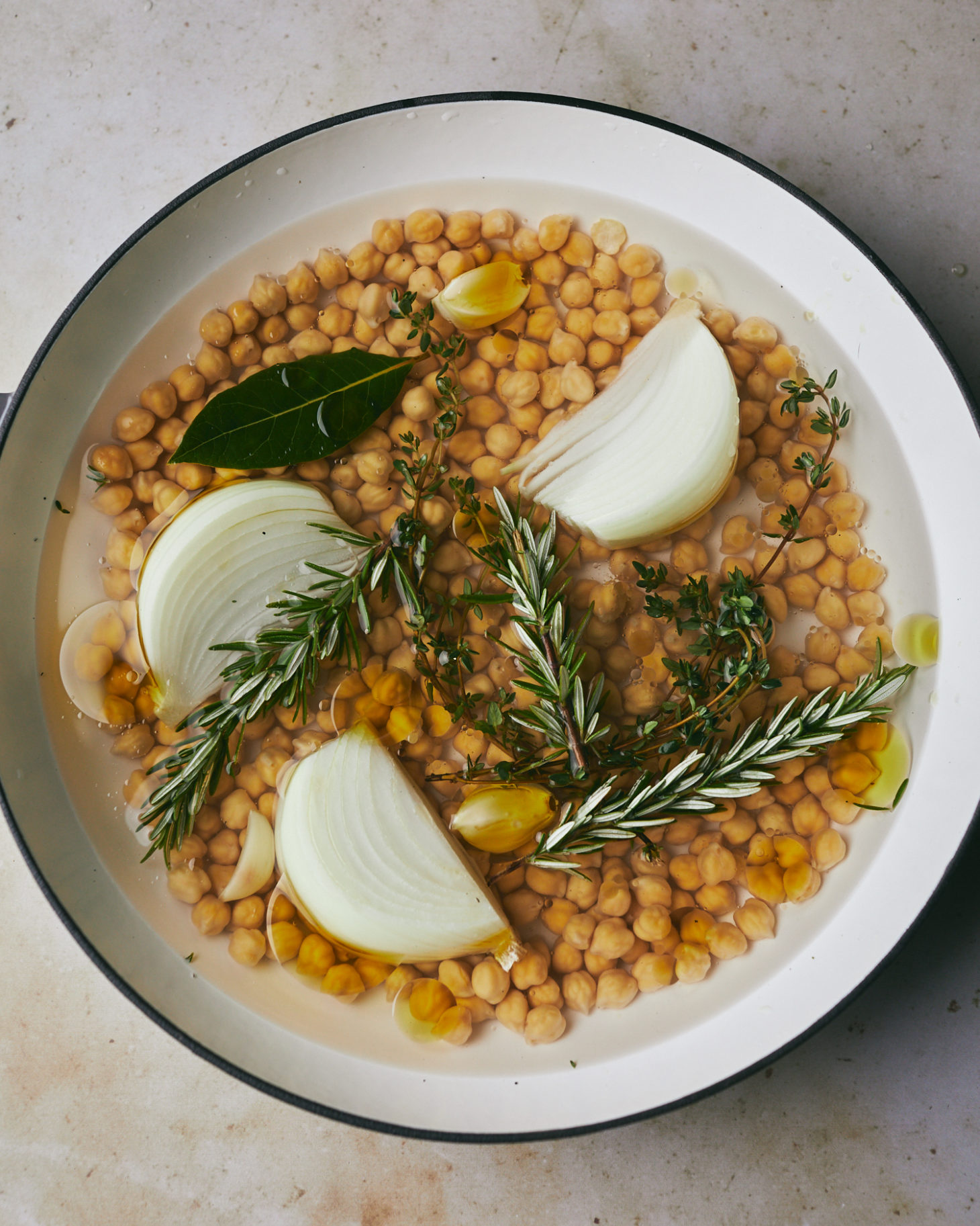 How do you harden up cooked beans?