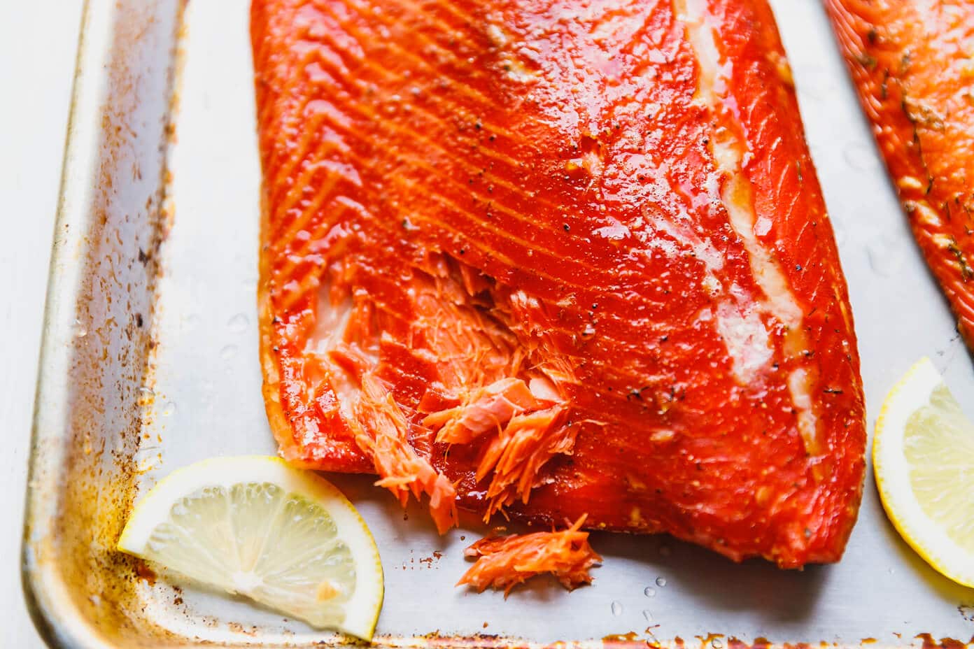 How do you heat up already cooked smoked salmon?