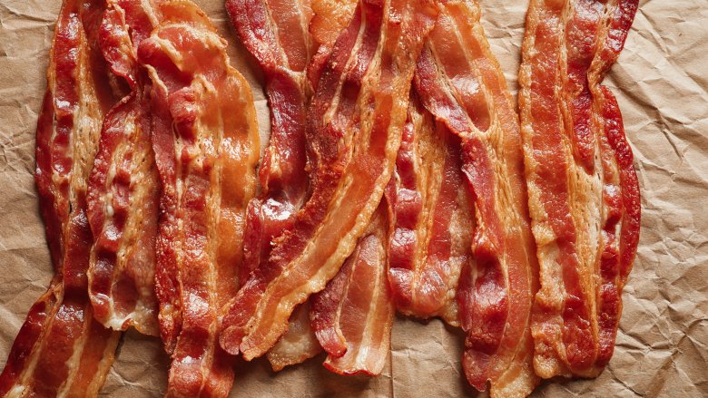 How do you keep bacon from getting hard?