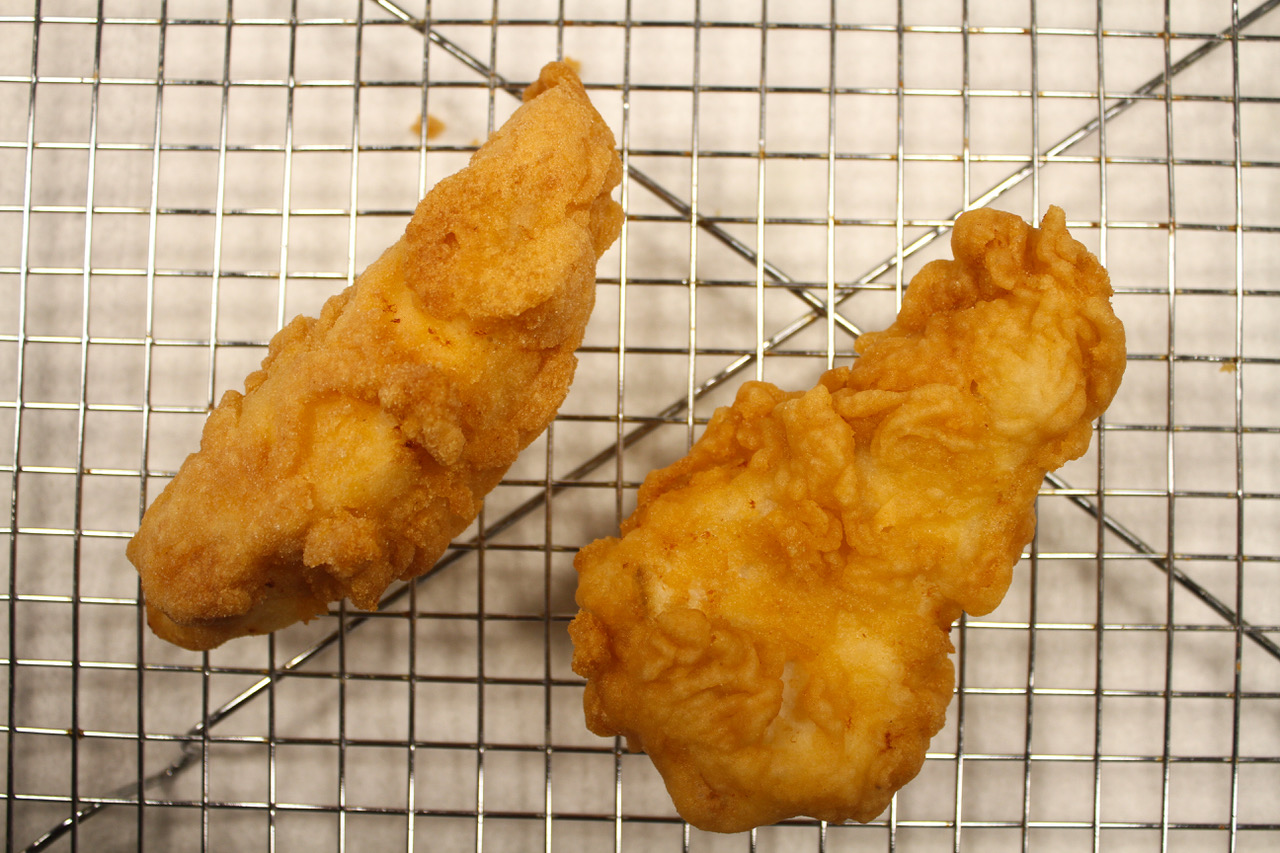 How do you keep deep fried fish from getting soggy?