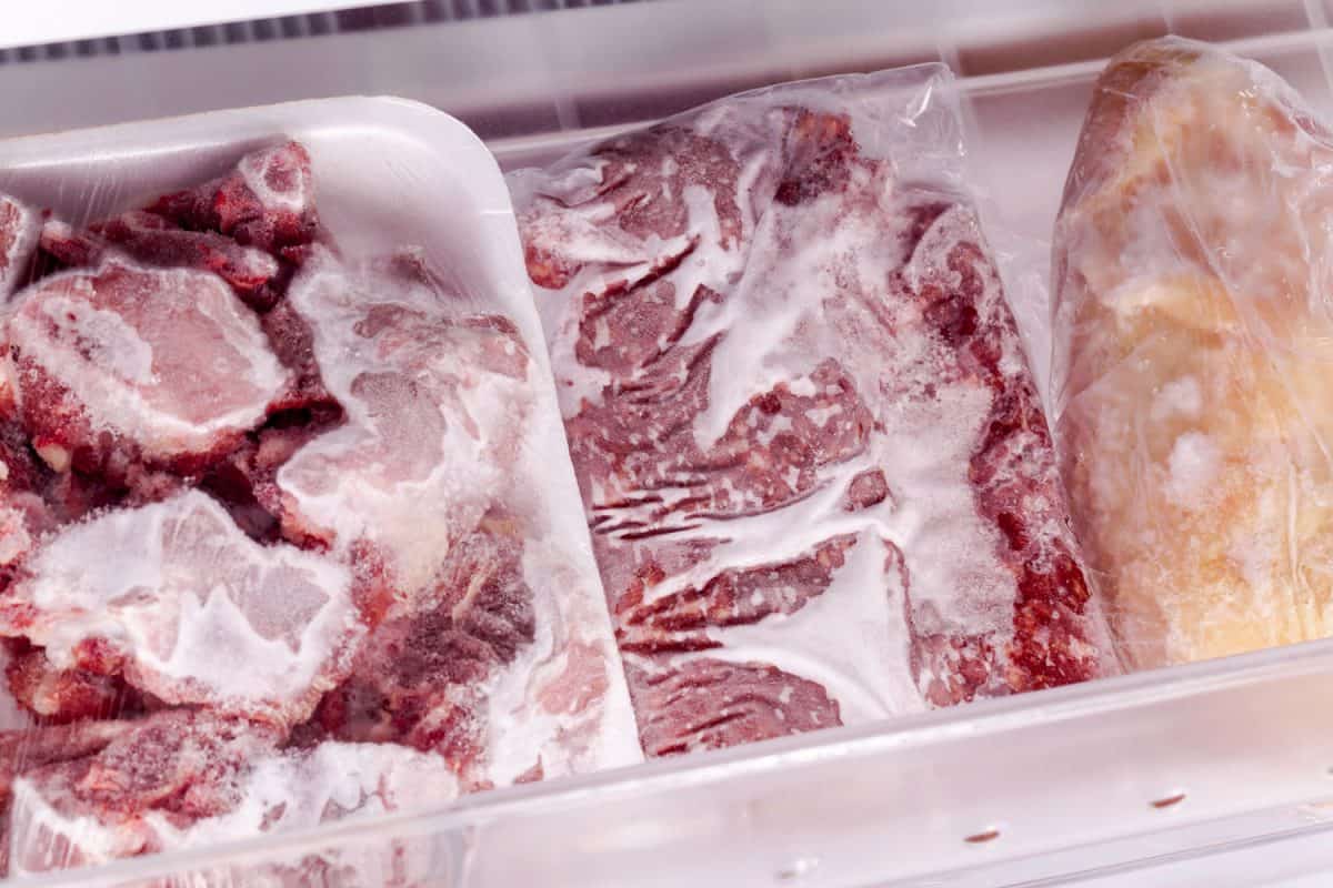 How do you keep meat from drying out in the refrigerator?