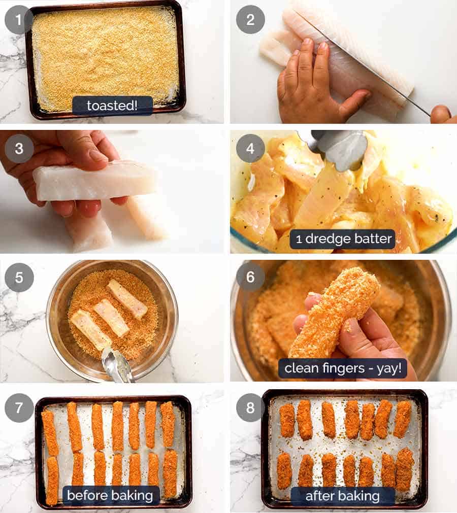 How do you know if fish fingers are cooked properly?