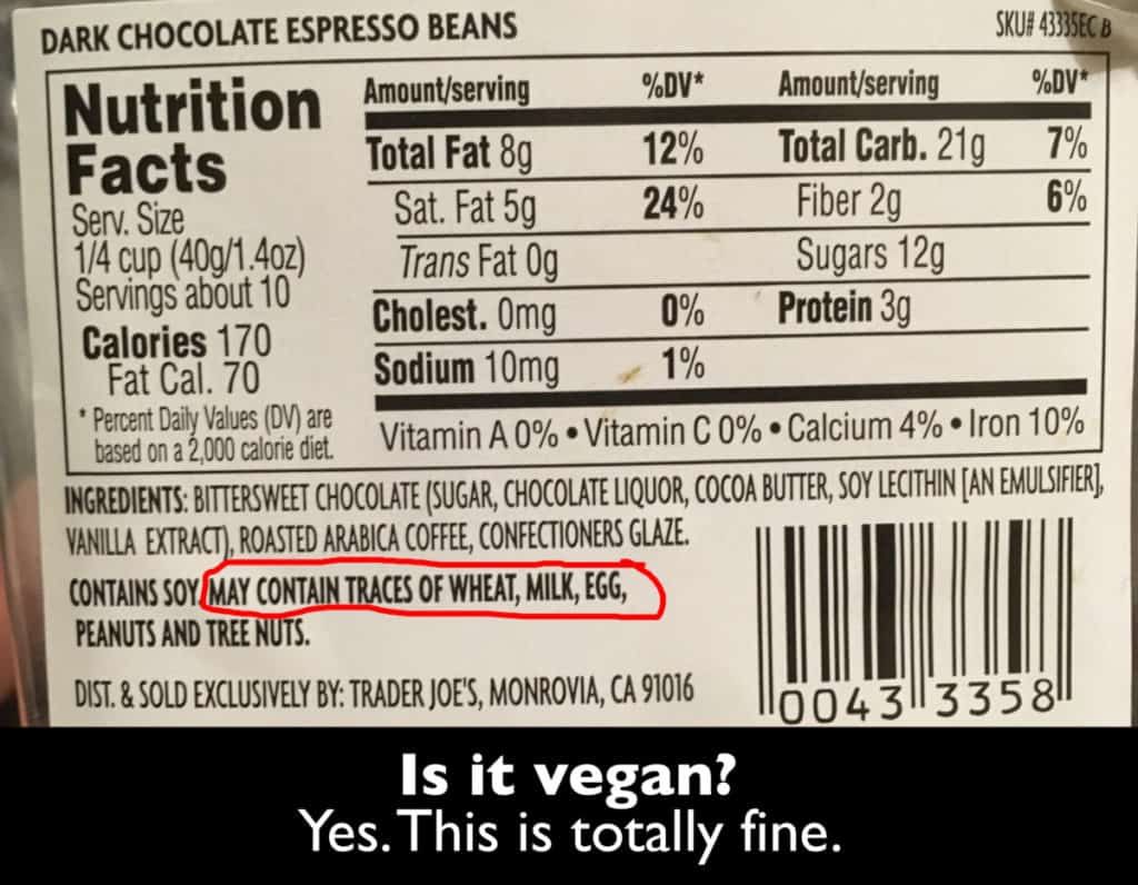 How do you know if products are vegan?