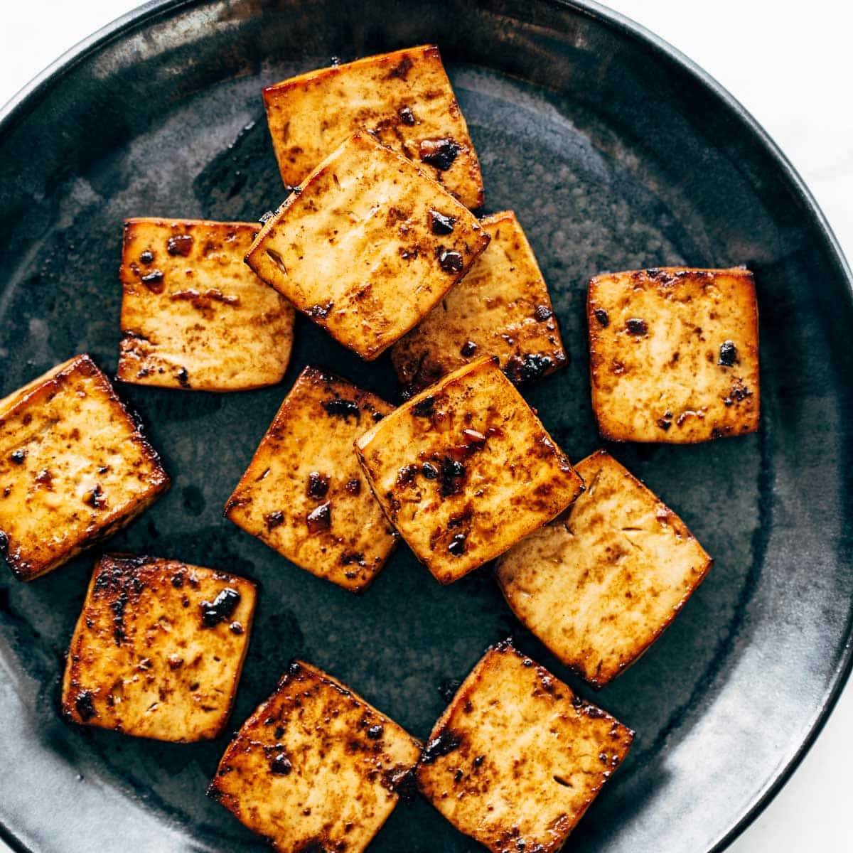 How do you know if tofu is cooked enough?