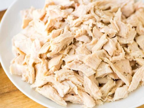 How do you know when chicken is ready to shred?