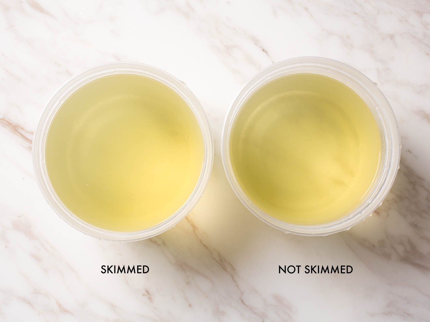 How do you know when chicken stock is ready?
