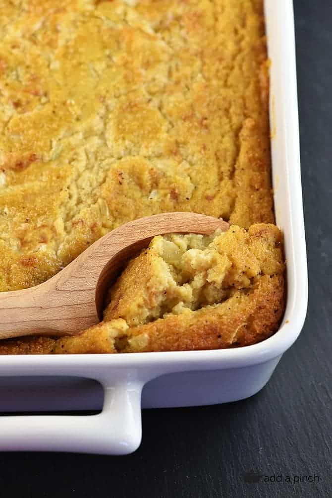 How do you know when cornbread dressing is done?