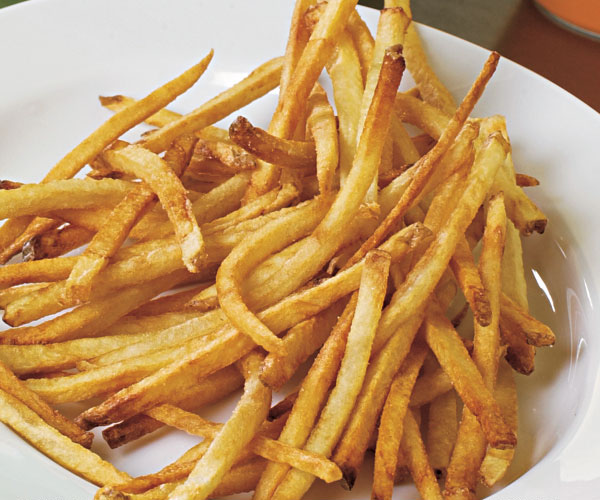 How do you know when deep fried fries are done?