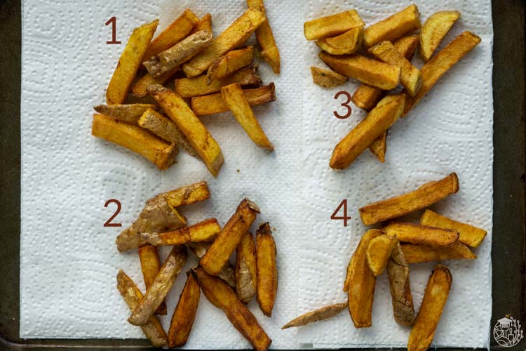 How do you know when fries are done frying?