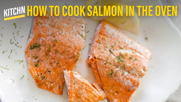 How do you know when frozen salmon is done?