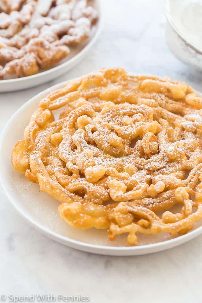 How do you know when funnel cake is done?