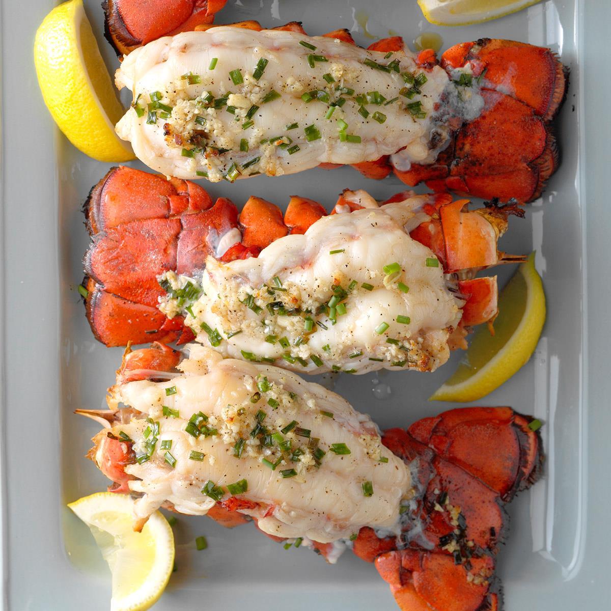 How do you know when lobster tails are done on the grill?