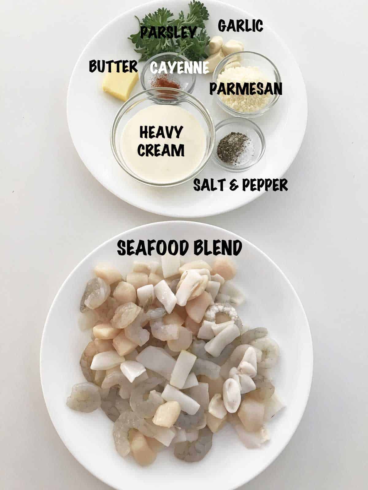 How do you know when seafood mix is cooked?