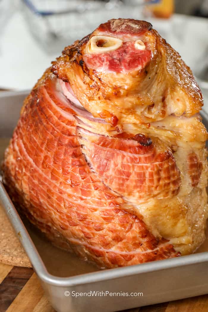 How do you know when spiral ham is done?