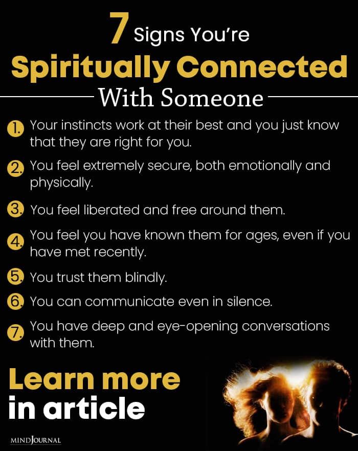 How do you know you are spiritually connected with someone?