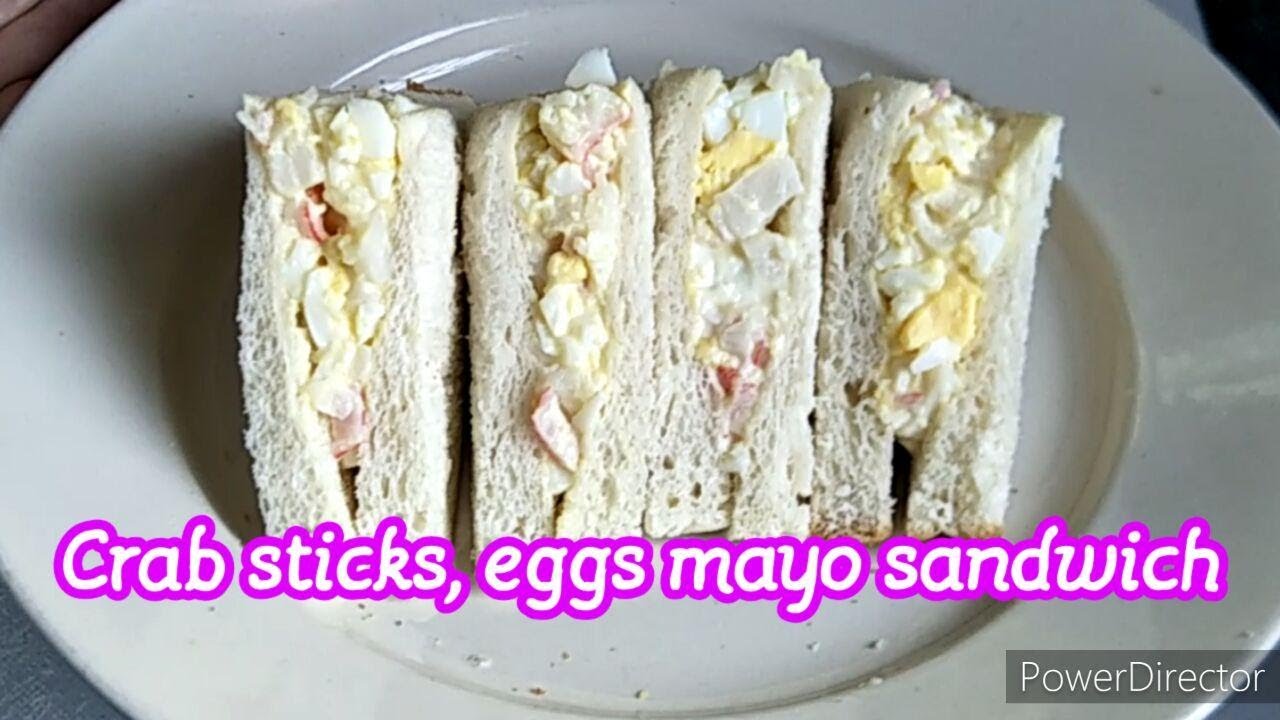 How do you make a crab stick sandwich?