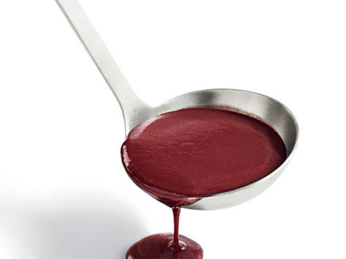 How do you make a red wine sauce thicker?