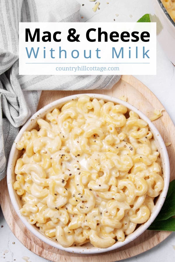 How do you make a roux for mac and cheese without milk?