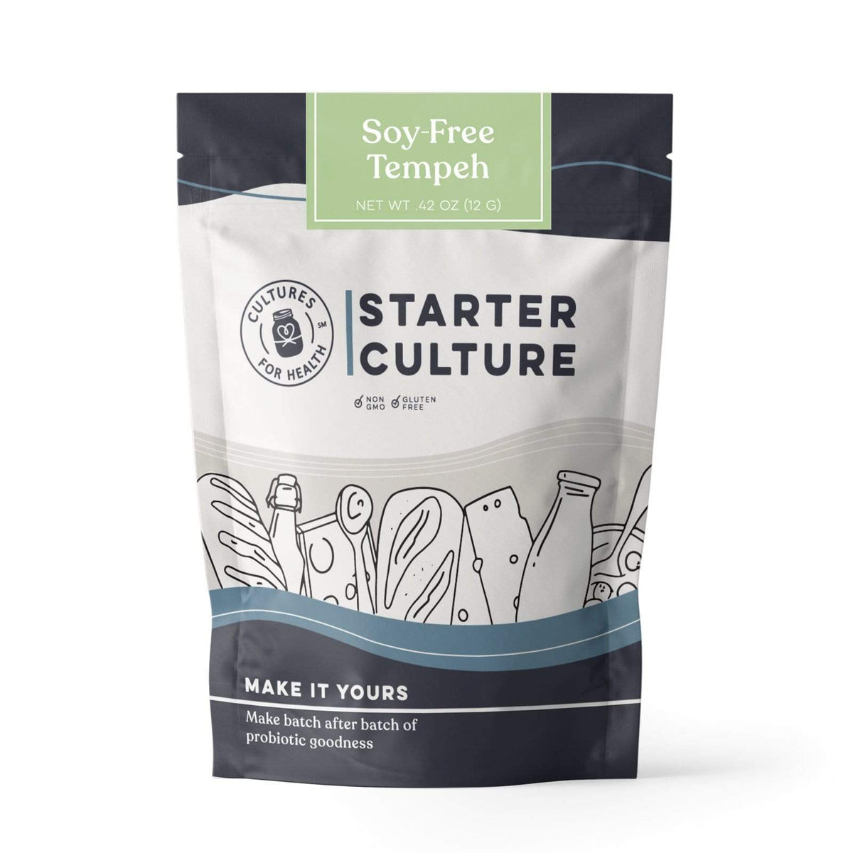 How do you make a soy-free tempeh starter?