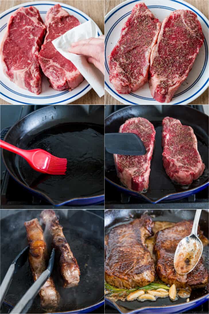 How do you make a steak tender inside?