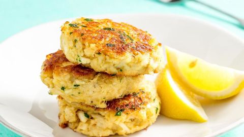 How do you make already made crab cakes?