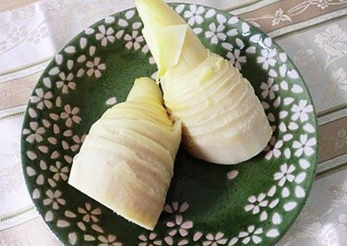 How do you make bamboo shoots less bitter?