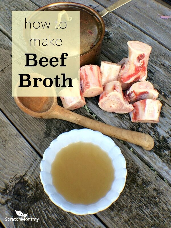 How do you make beef broth without bones?