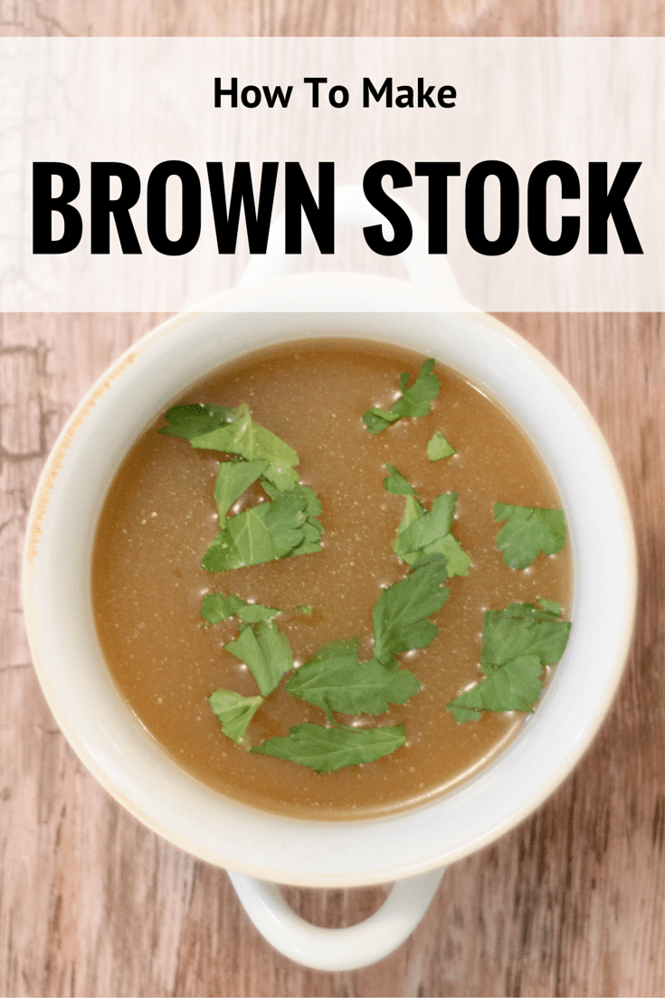 How do you make brown stock?