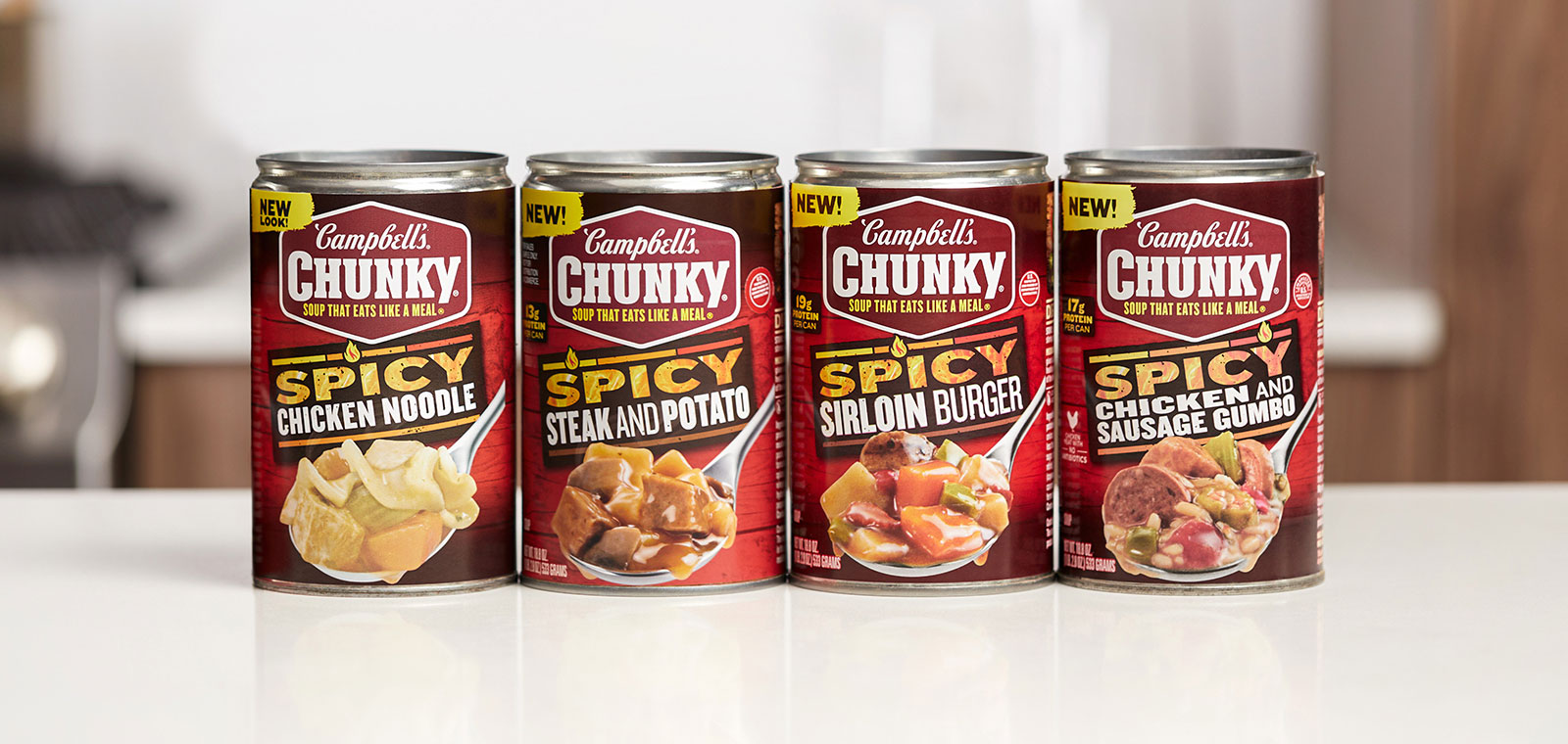How do you make Campbell's Chunky Soup?