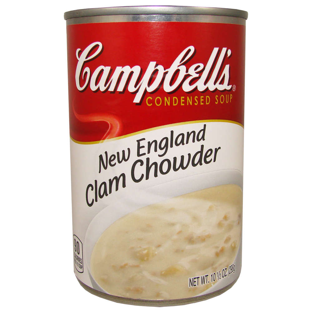 How do you make Campbell's condensed clam chowder?