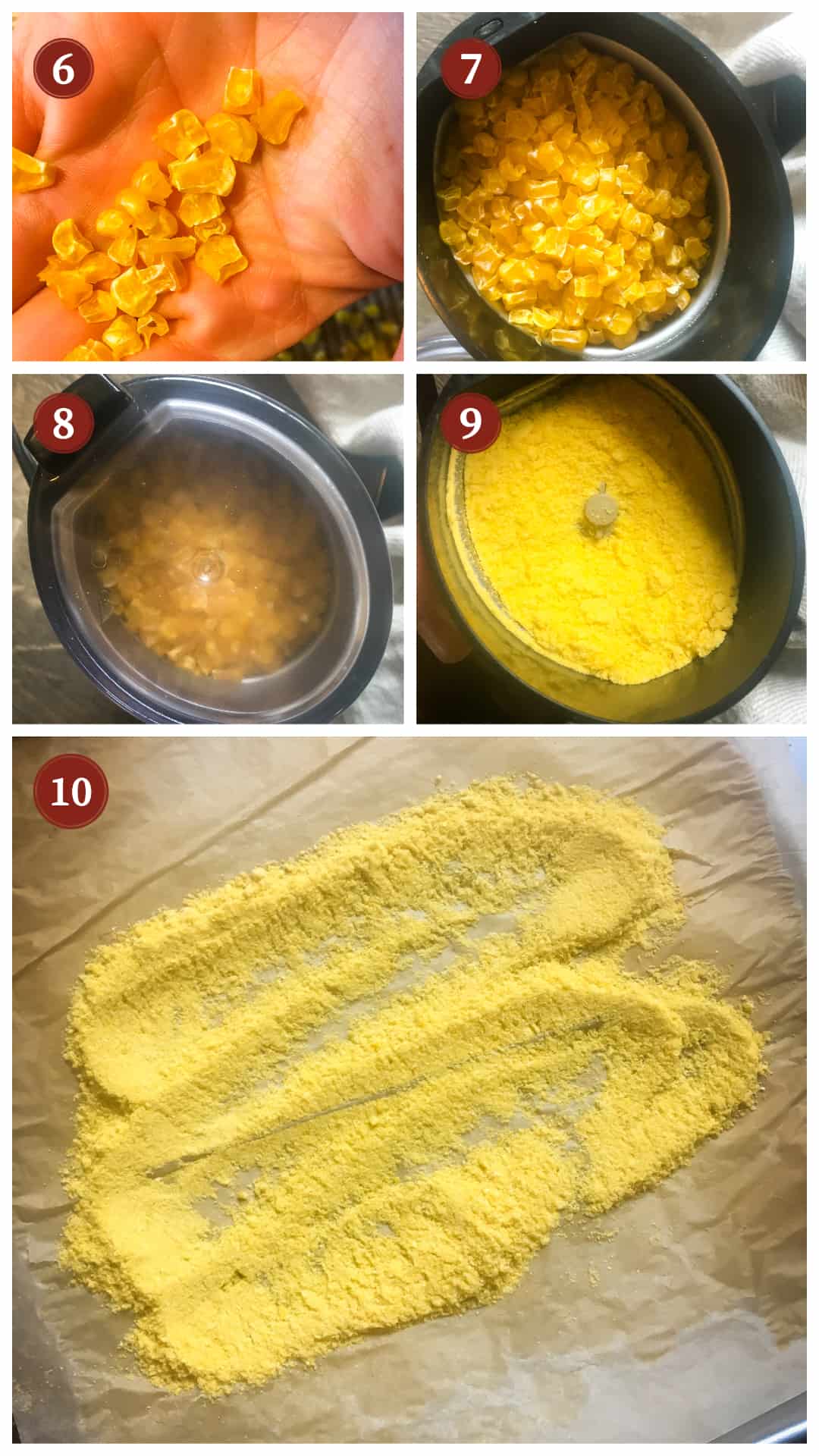 How do you make cornmeal?