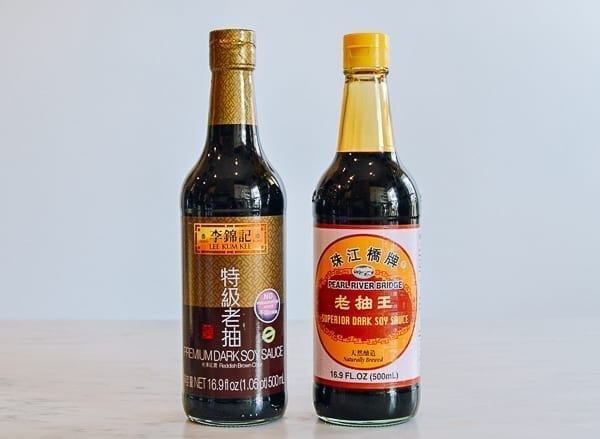 How do you make dark soy sauce from regular soy sauce?