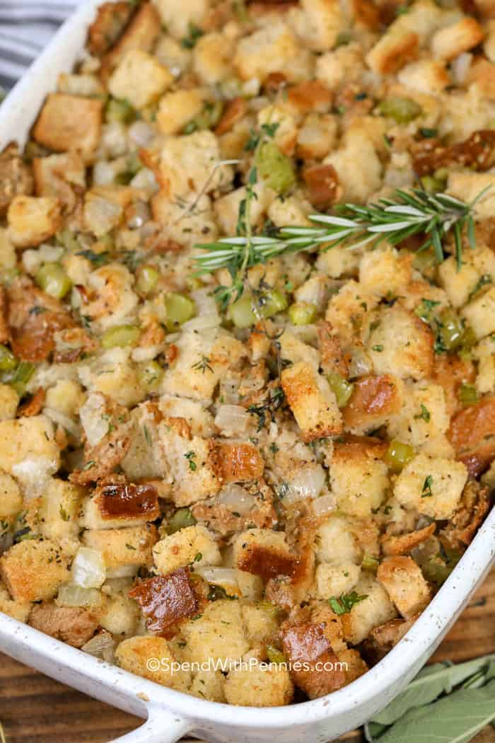 How do you make dry stuffing moist?